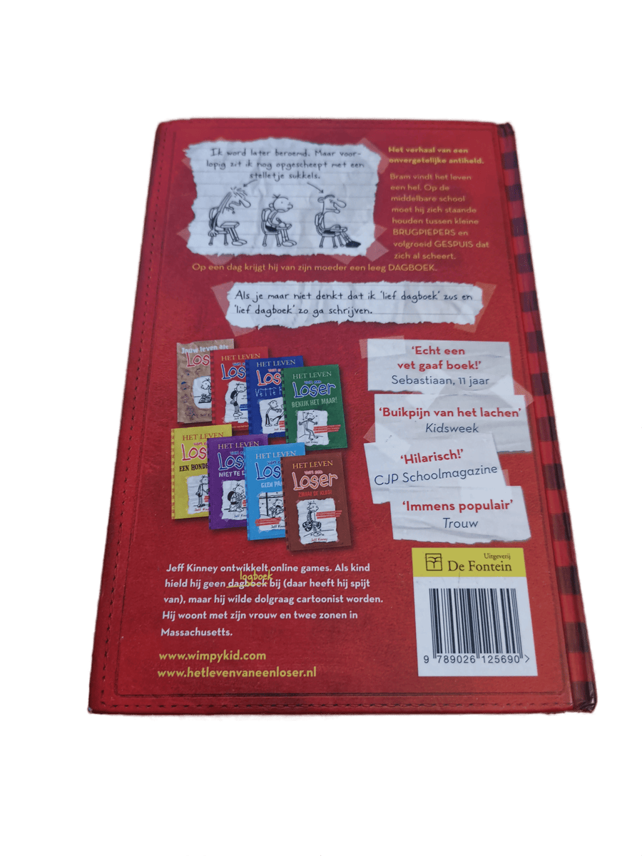 Het Leven van een Loser 1 - Logboek van Bram Botermans - Boekenwurmpje.nl