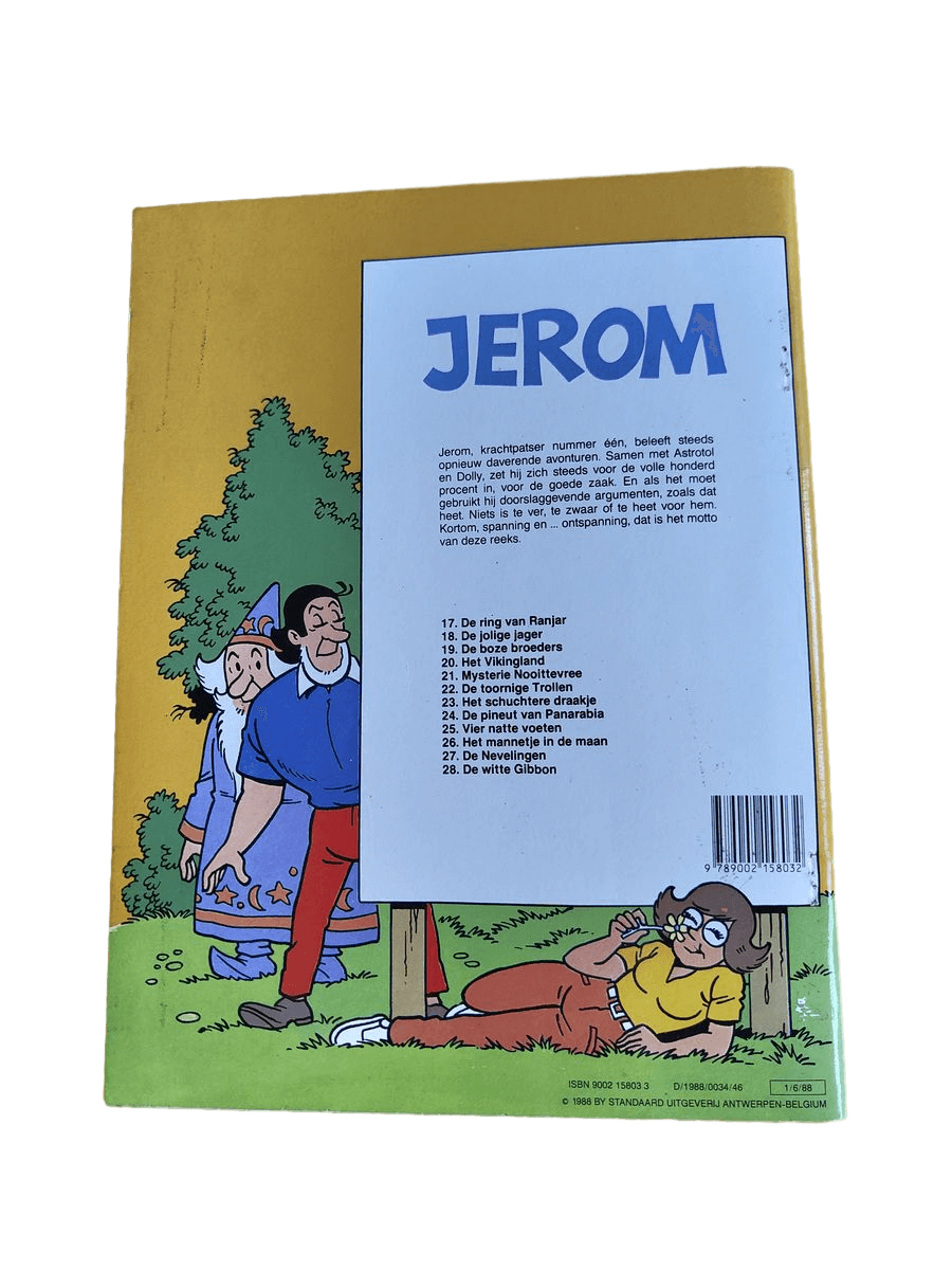 Jerom 28 - De witte gibbon - Boekenwurmpje.nl