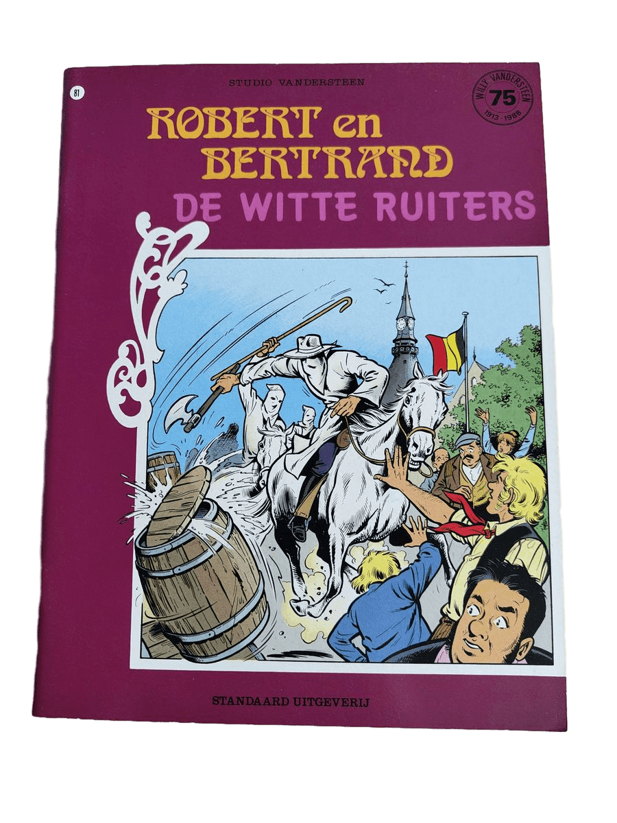 Robert en Bertrand 81 - De witte ruiters - Boekenwurmpje.nl