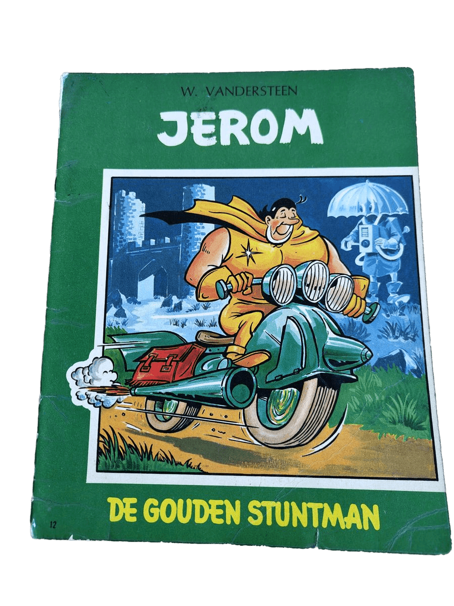 Jerom 12 - De gouden stuntman - Boekenwurmpje.nl