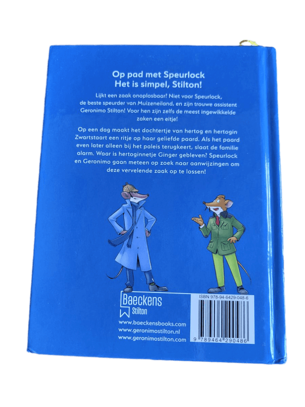 Geronimo Stilton 91 - Op pad met Speurlock: Het is simpel, Stilton ...