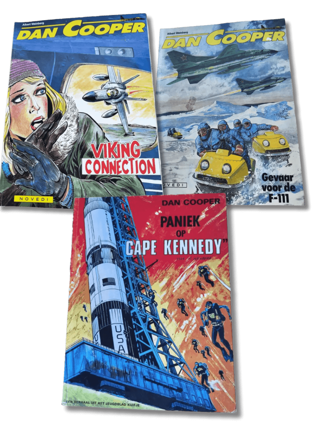 Bundel met 3 Dan Cooper strips - Boekenwurmpje.nl